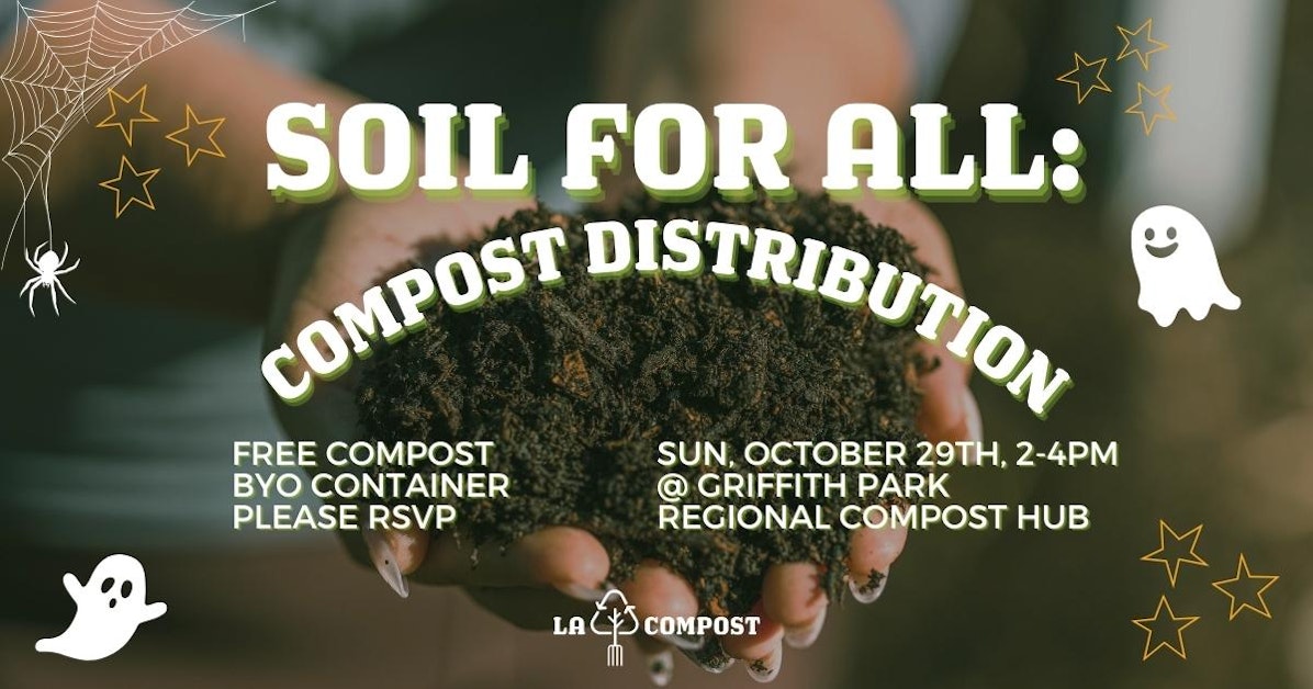 Compost Distribution Day at the Griffith Park Regional Compost Hub · LA Compost